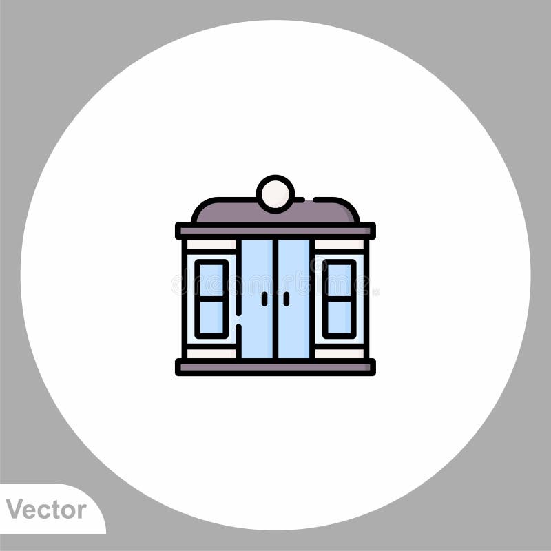 Shop Vector Icon Sign Symbol Stock Vector - Illustration of flat, icons ...