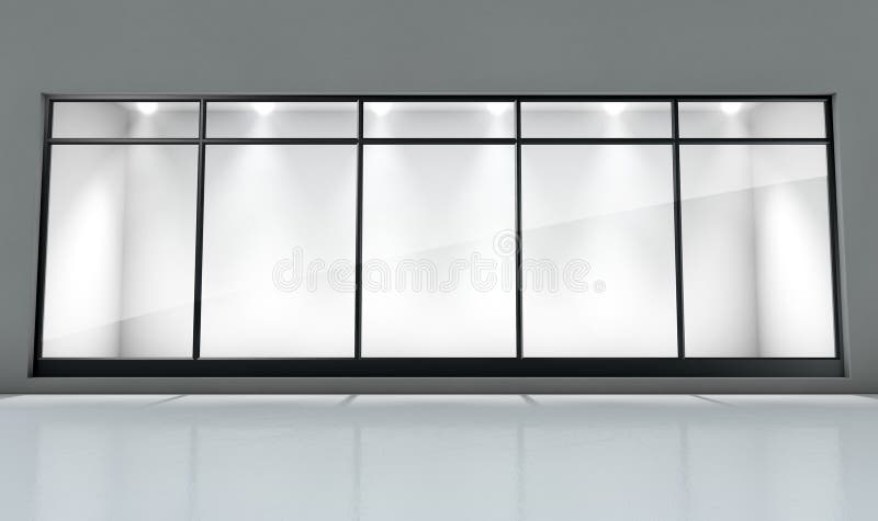 Shop Window Display stock image. Image of showcase, front - 57865387