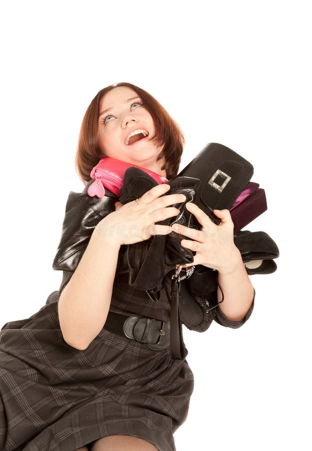 Shopaholic stock image. Image of adult, luxury, shopaholic - 17803077