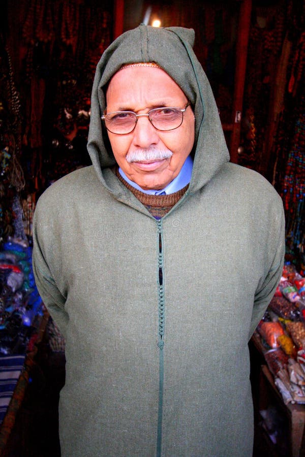 Berber Shopkeeper Standing Outside His Shop Editorial Stock Image ...