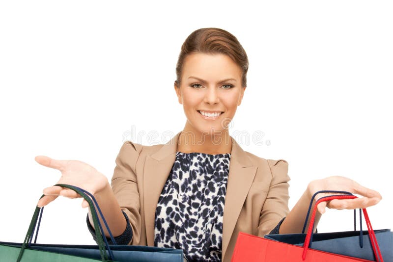 Shopper stock photo. Image of gifts, carrying, gorgeous - 20261682