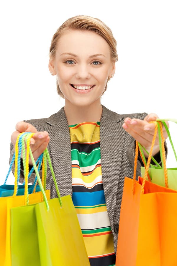 Shopper stock photo. Image of consumerism, bright, happy - 21187846