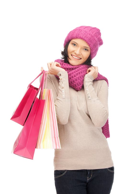 Shopper stock photo. Image of cute, consumption, female - 22106876
