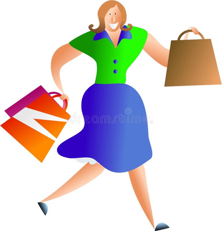Shopper Purchases Stock Illustrations – 2,836 Shopper Purchases Stock ...