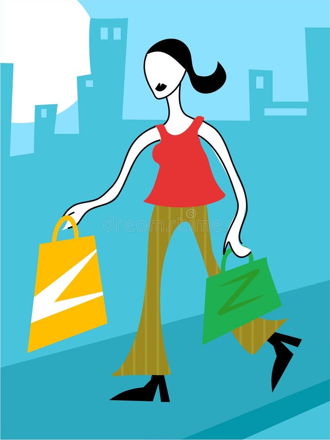 Shopping Spree Stock Illustrations – 1,760 Shopping Spree Stock ...