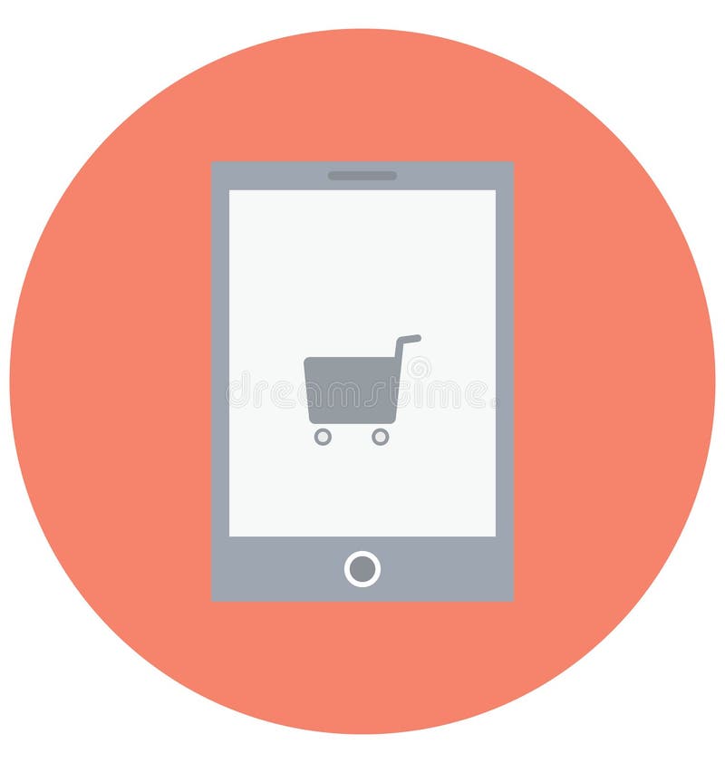Shopping App Isolated Vector Icon that Can Be Easily Edit or Modified ...