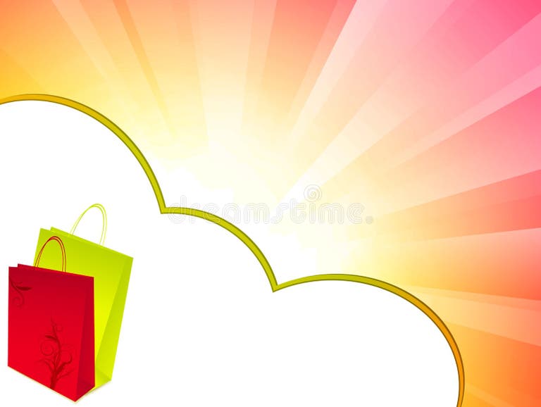 Shopping Bags Border Stock Illustrations – 274 Shopping Bags Border ...