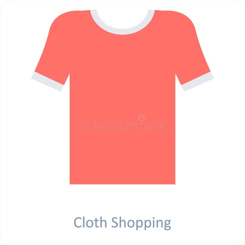 Cloth Shopping stock vector. Illustration of discount - 264956414