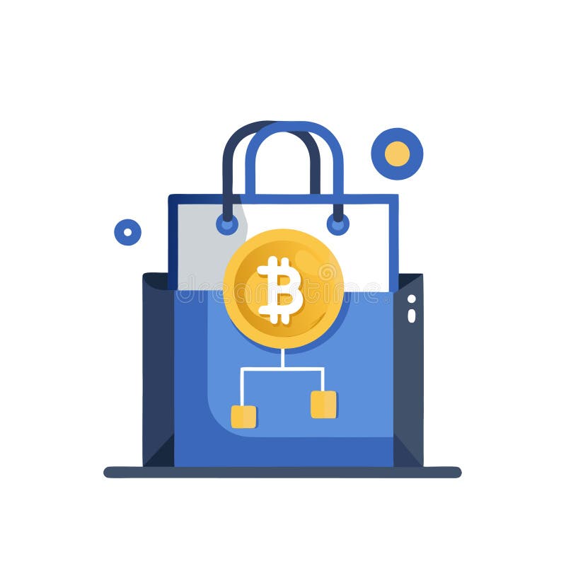 Bitcoin Shopping Bag: Cryptocurrency E-commerce and Digital Asset ...