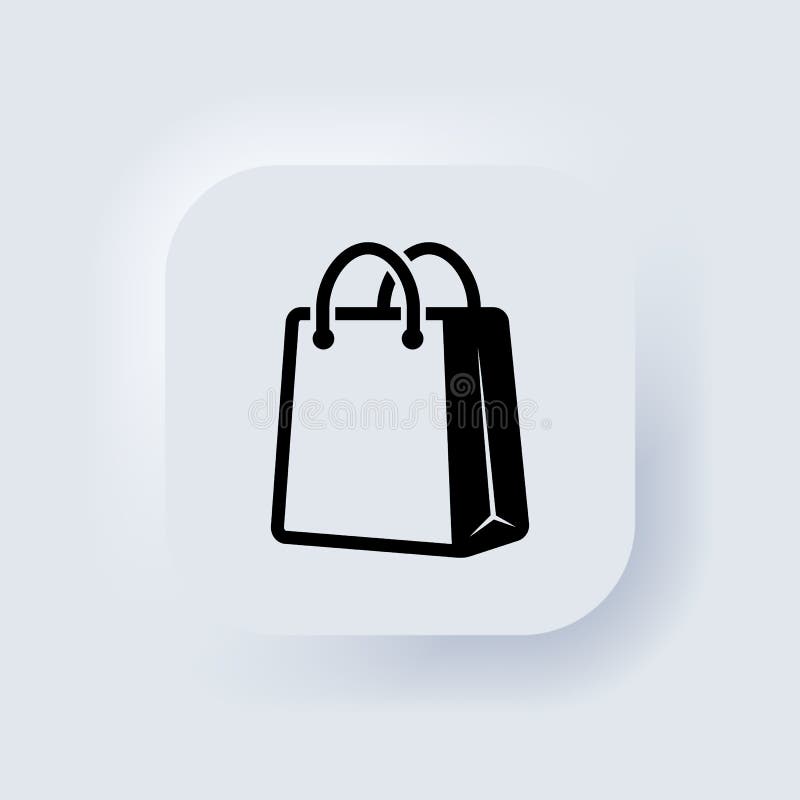 Shopping Bag Icon. Eco Paper Bag. Handbag Icon. Elements for Mobile ...
