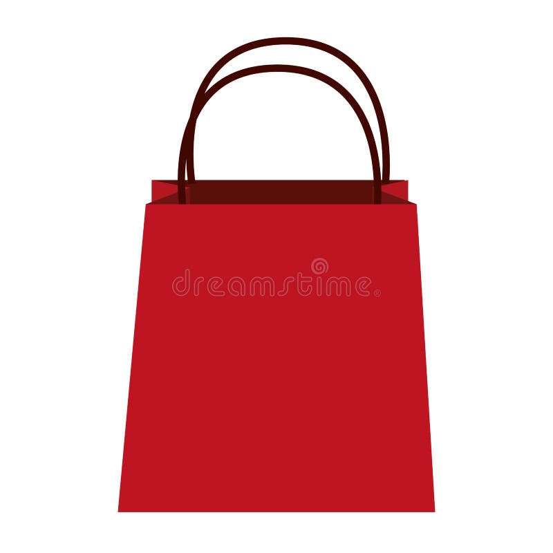 Shopping bag icon stock illustration. Illustration of wrapping - 73384474