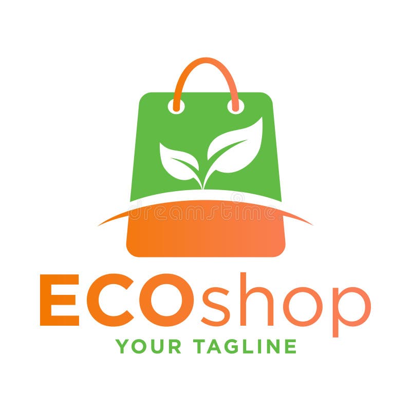 Shopping Bag Icon Logo Design Vector Template Stock Illustration ...