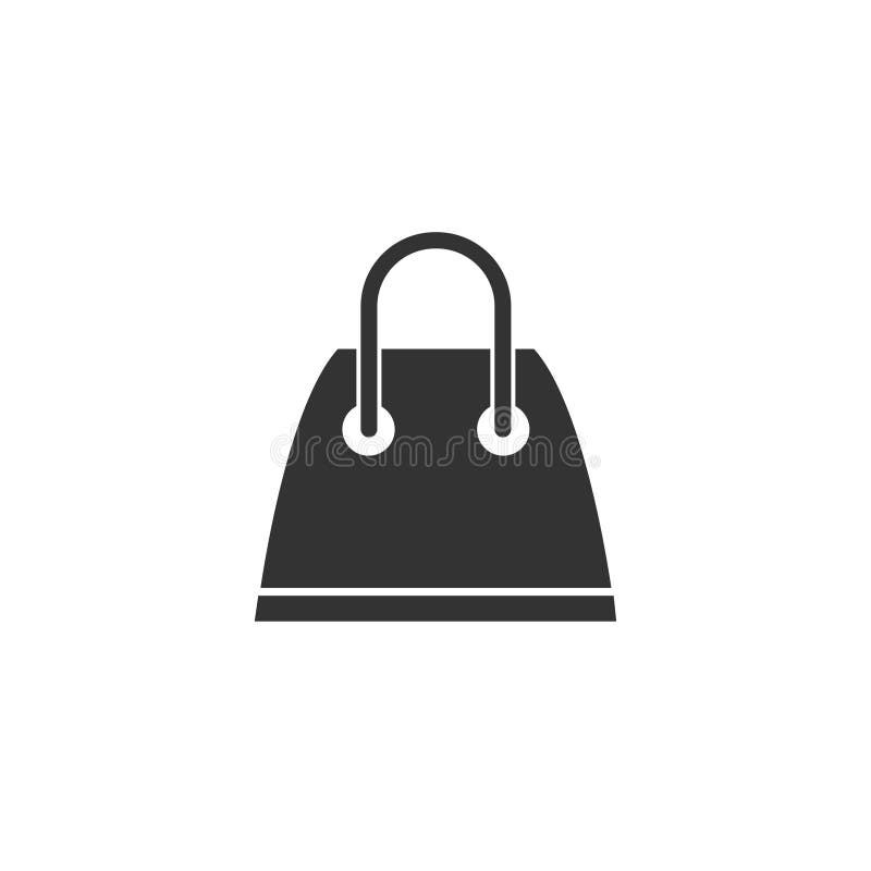 Shopping Bag Icon in Simple Design. Vector Illustration Stock Vector ...