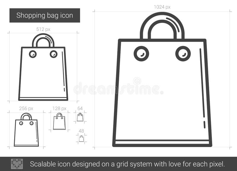 Plastic Bag Line Draw Stock Illustrations – 192 Plastic Bag Line Draw ...