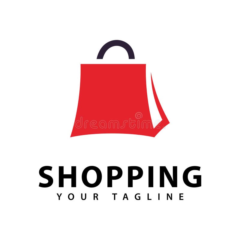 Shopping Bag Logo Icon Design Vector Stock Vector - Illustration of ...