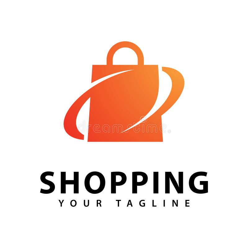 Shopping Bag Logo Icon Design Vector Stock Vector - Illustration of ...