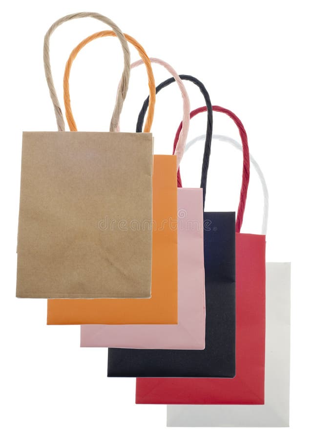 Shopping Bag Sack Set stock image. Image of stacked, pink - 20297627