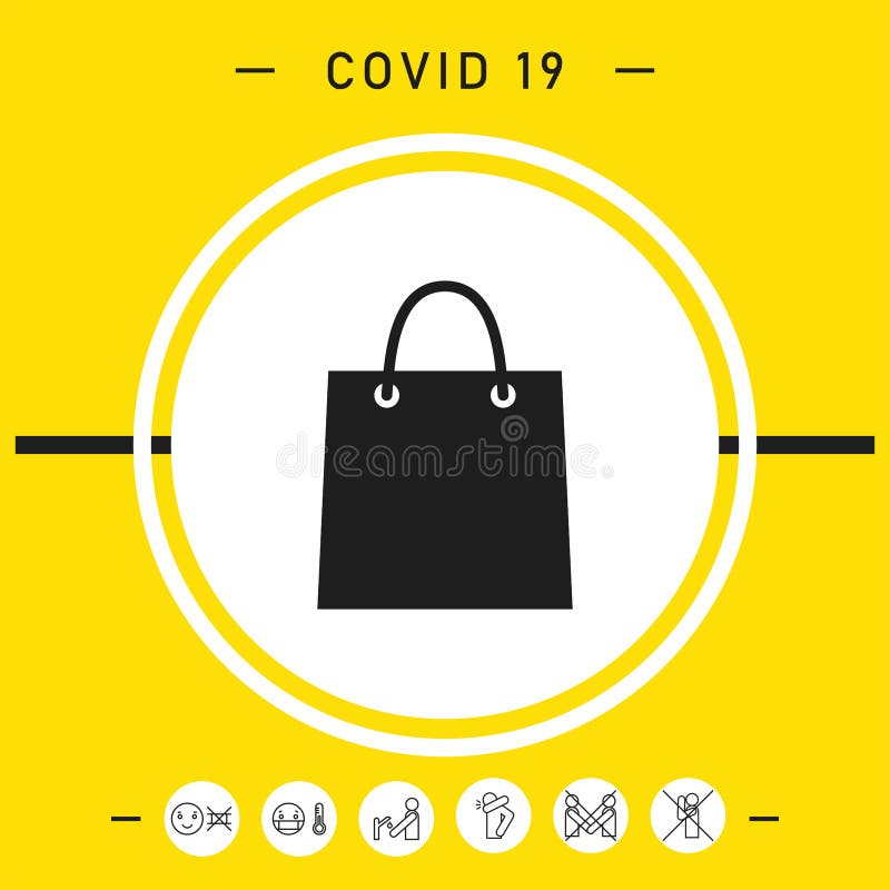 Shopping Bag Symbol. Graphic Elements for Your Design Stock Vector ...