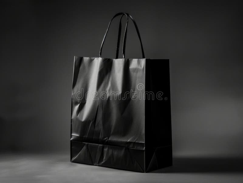 Shopping Bag on Table stock photo. Image of home, design - 374272292
