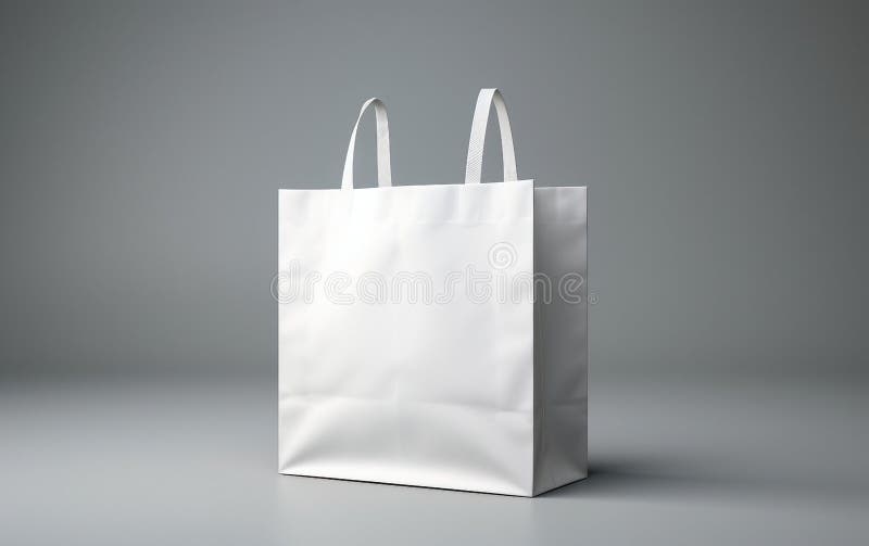 Shopping Bag with Transparent Backdrop -Generative Ai Stock ...