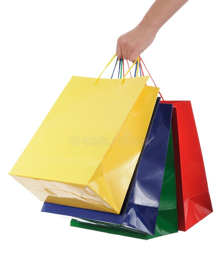 Shopping, bags stock image. Image of tote, isolated, shopping - 11865133