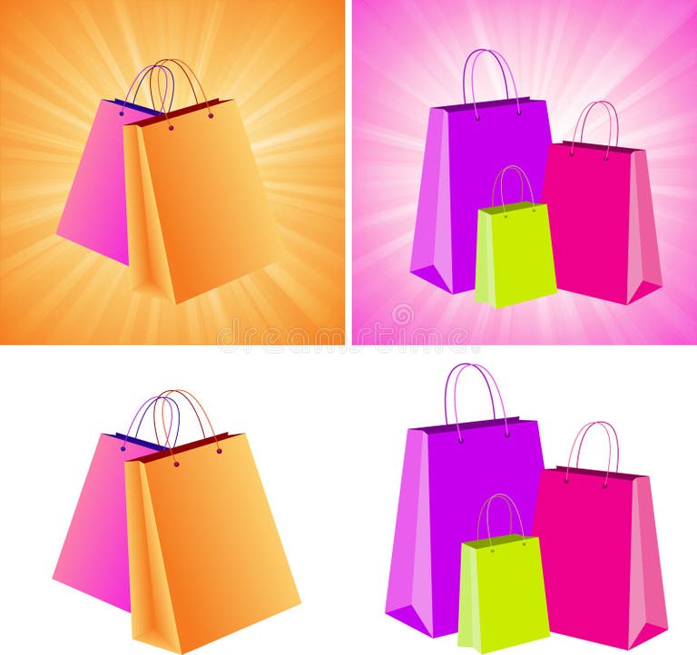 Shopping Bags Stock Illustrations – 75,247 Shopping Bags Stock ...