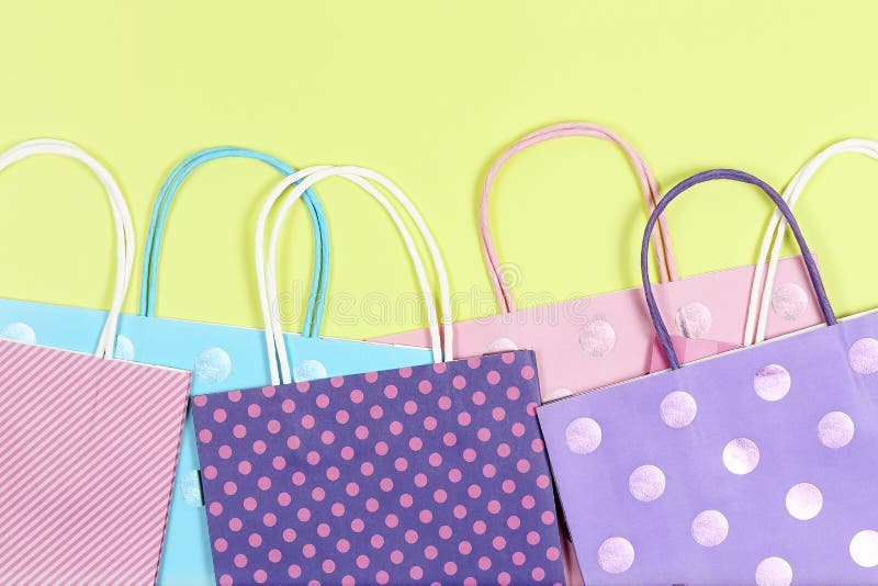 Shopping bags collection stock photo. Image of business - 113499652