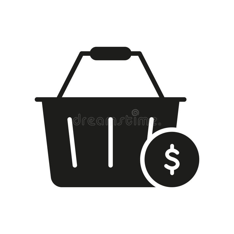 Basket Symbol Silhouette Stock Illustrations – 21,168 Basket Symbol ...