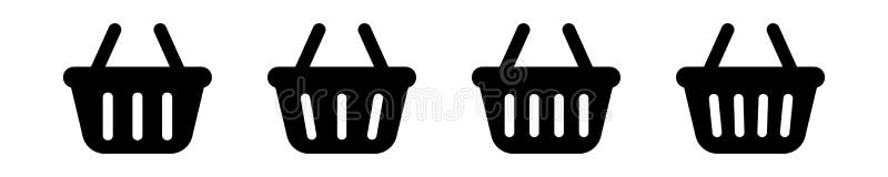 Shopping basket icon stock vector. Illustration of commerce - 387101486