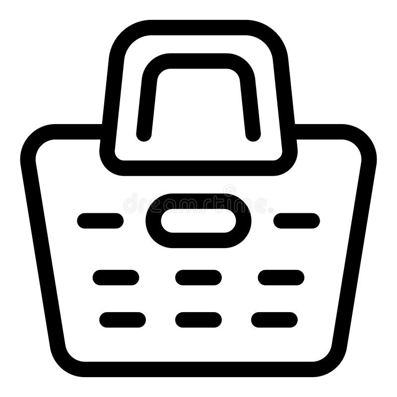Shopping Basket Icon Representing Online Purchasing and Retail Stock ...