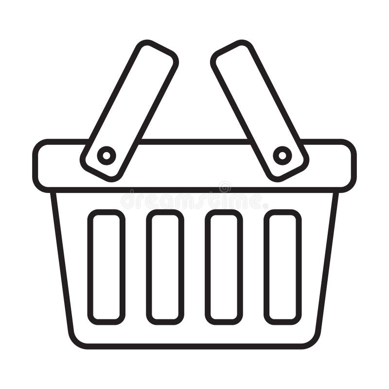 Shopping basket icon stock vector. Illustration of icon - 291928770