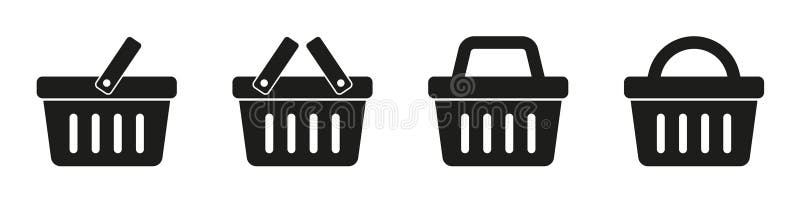 Shopping basket icon. stock vector. Illustration of internet - 322020985