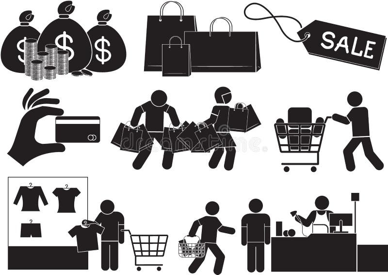 Black Solid Icon for Salesman, Sales Person and Agent Stock Vector - Illustration of vector ...