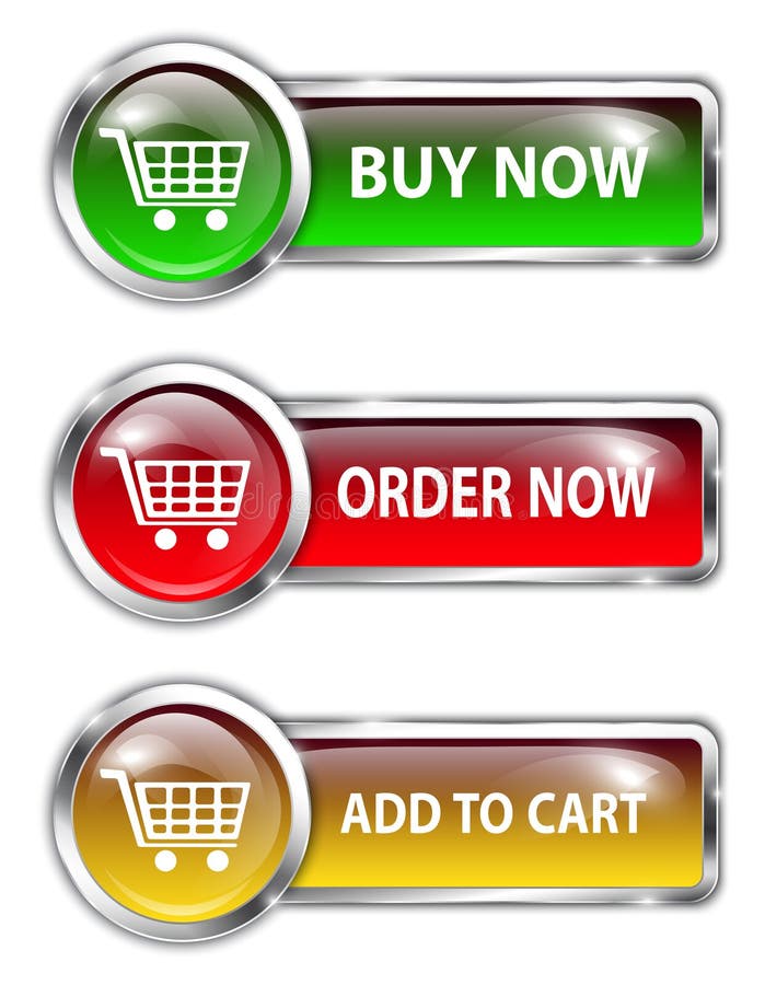 Order now buttons stock vector. Illustration of graphic - 29165106