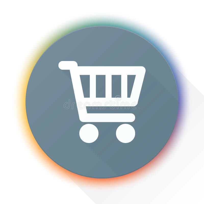Shopping Buying Cart Icon Button Illustration Stock Vector ...