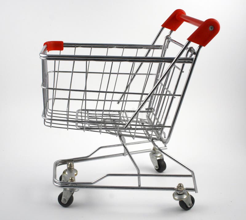 Shopping cart rear view stock image. Image of safe, security - 5472671