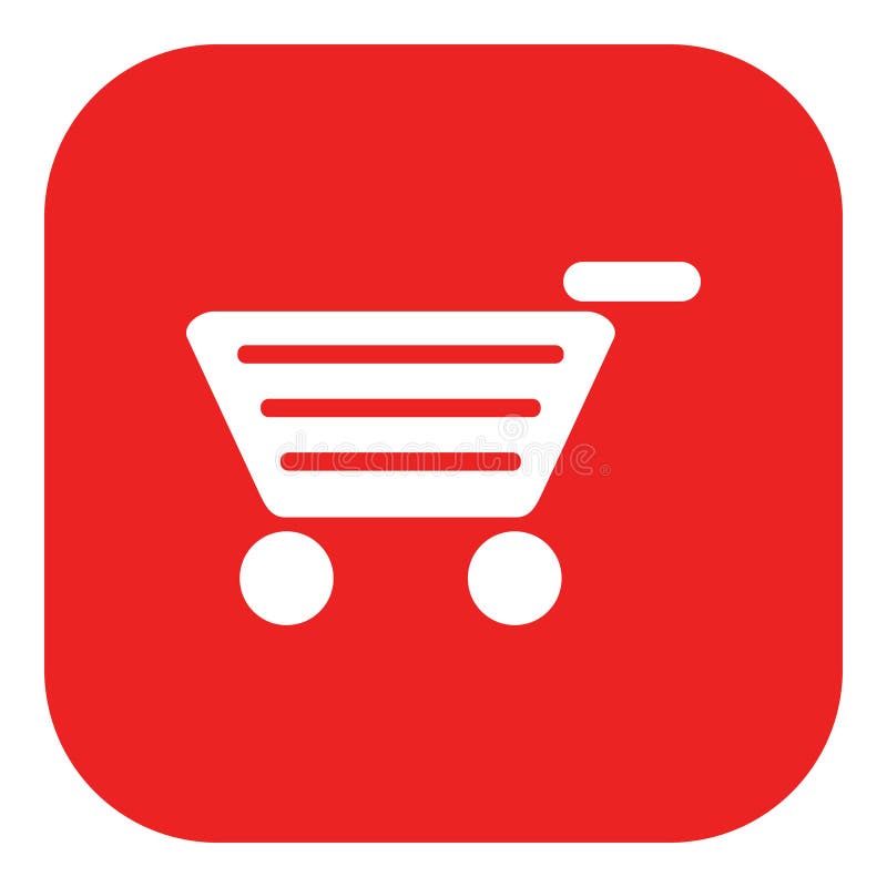 Shopping cart and app icon stock vector. Illustration of shop - 244957905