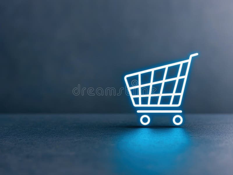 Shopping Cart on Display Symbolizing Headless E-commerce Solutions for ...