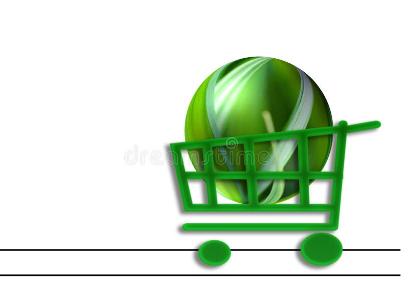 Sphere with Shopping Icons stock vector. Illustration of graphic ...