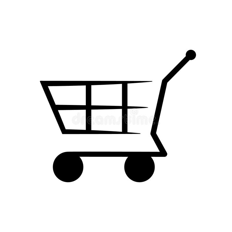 Shopping Cart Icon Template Stock Vector - Illustration of supermarket ...