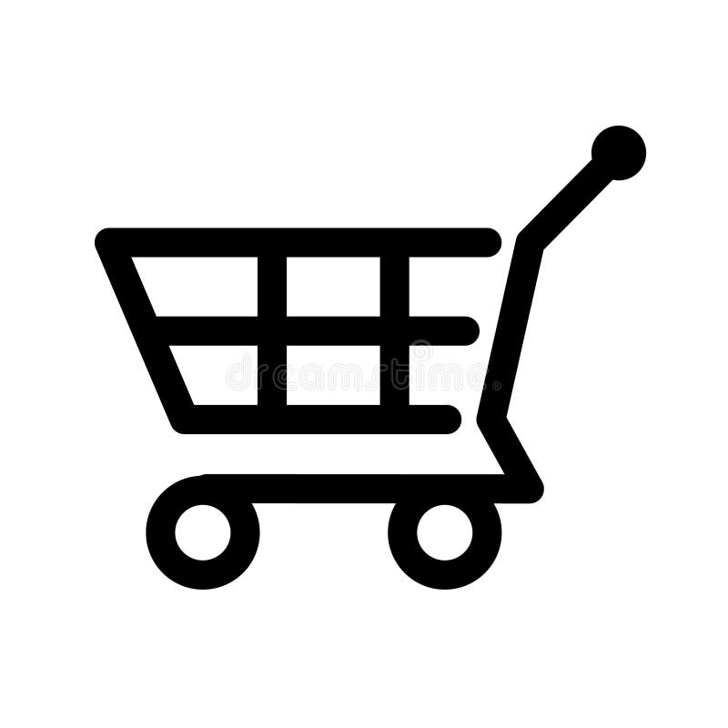 Shopping Cart Icon Template Stock Vector - Illustration of trade ...