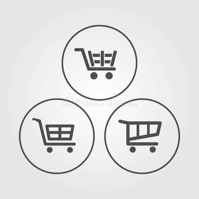 Shopping Bag Flat Icon. Round Colorful Button, Circular Vector Sign ...