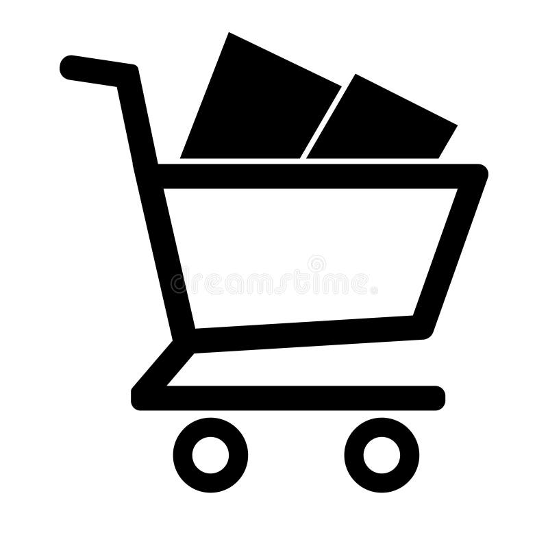 Shopping cart icon vector stock vector. Illustration of business ...