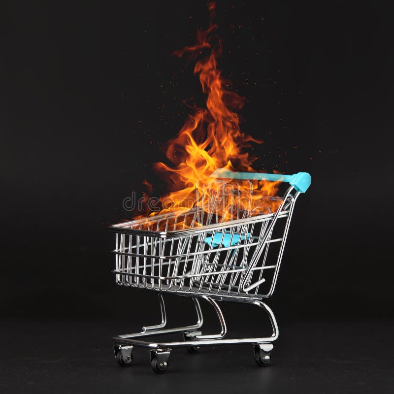 190 Fire Shopping Cart Stock Photos - Free & Royalty-Free Stock Photos ...