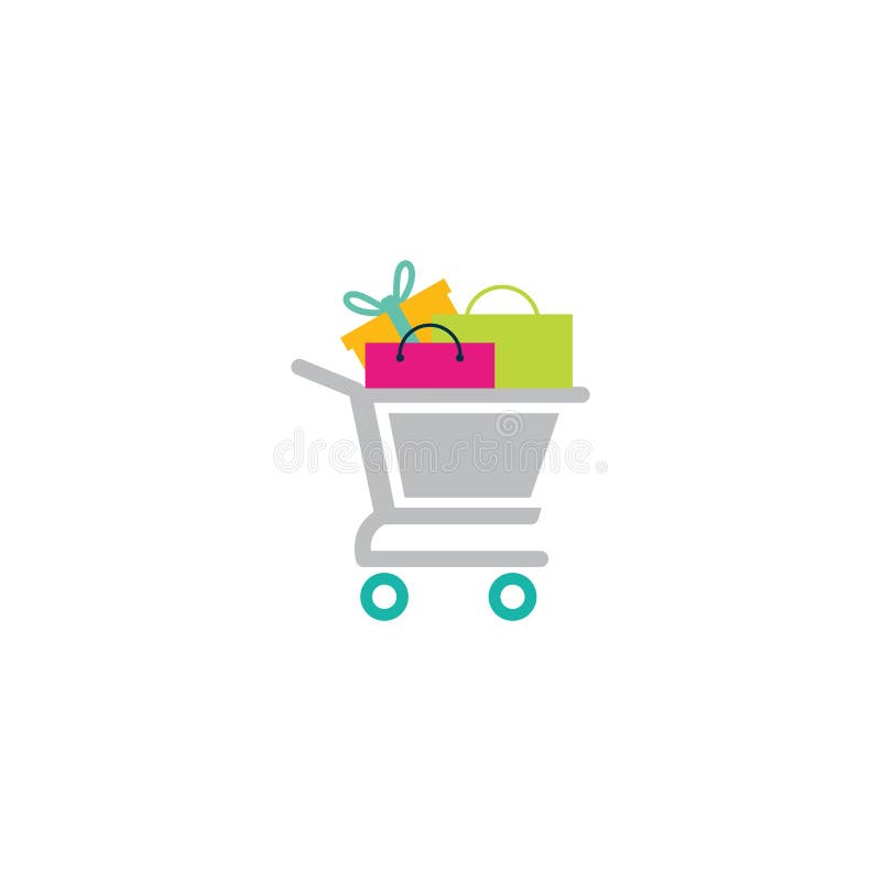 Shopping Cart Logo Simple Cart Symbol Shopping Cart Icon Stock Vector ...