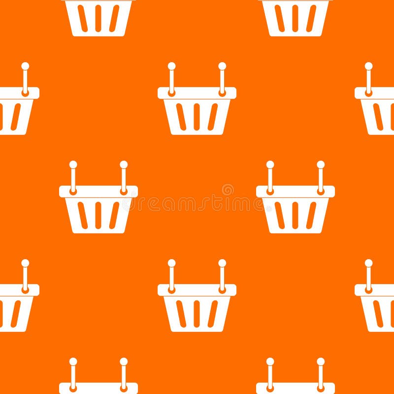 Shopping Cart Pattern Seamless Stock Vector - Illustration of payment ...