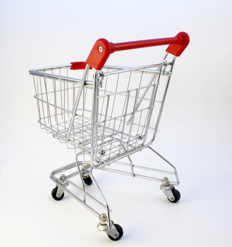 Shopping cart rear view stock image. Image of safe, security - 5472671