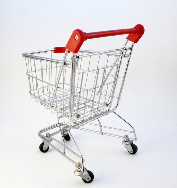 Shopping cart rear view stock image. Image of safe, security - 5472671