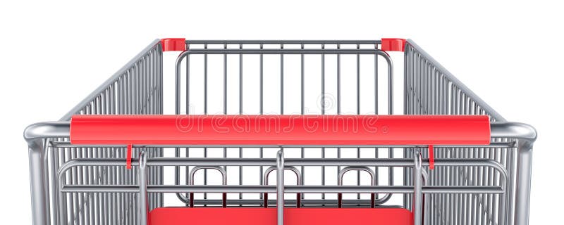 Shopping Cart Isolated Rear View Stock Illustrations – 15 Shopping Cart ...