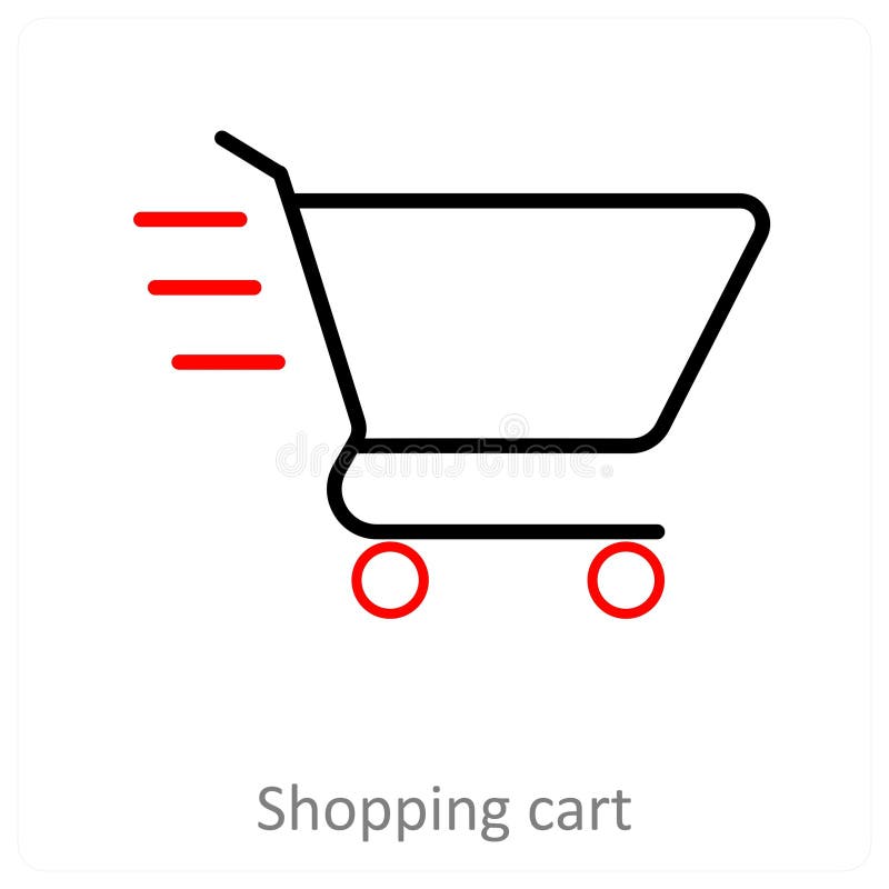 Shopping Cart stock illustration. Illustration of concept - 339946360